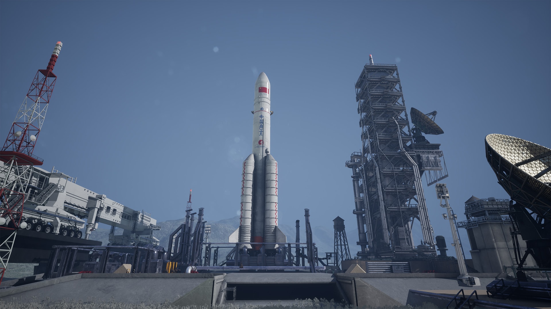 在环境创建的Chinese Rocket Launch / 220+ Assets - 虚幻引擎商城