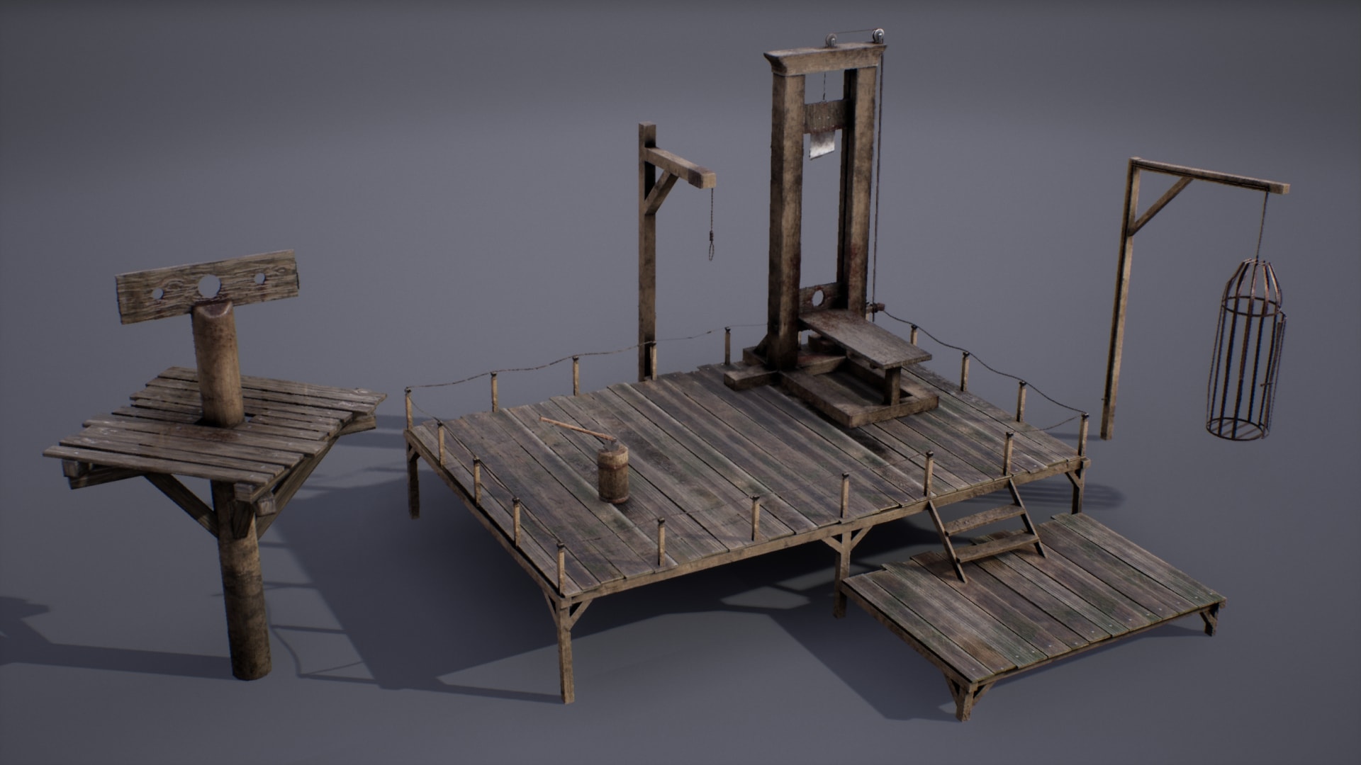 Medieval Torture Pack in Props - UE Marketplace