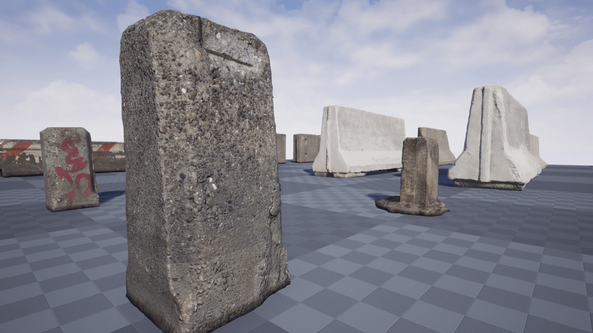 Megascans - Concrete Barriers in Megascans - UE Marketplace