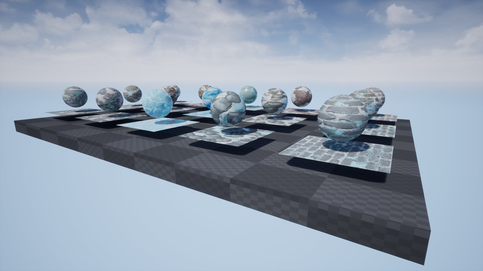 Pack Frozen Texture in Materials - UE Marketplace