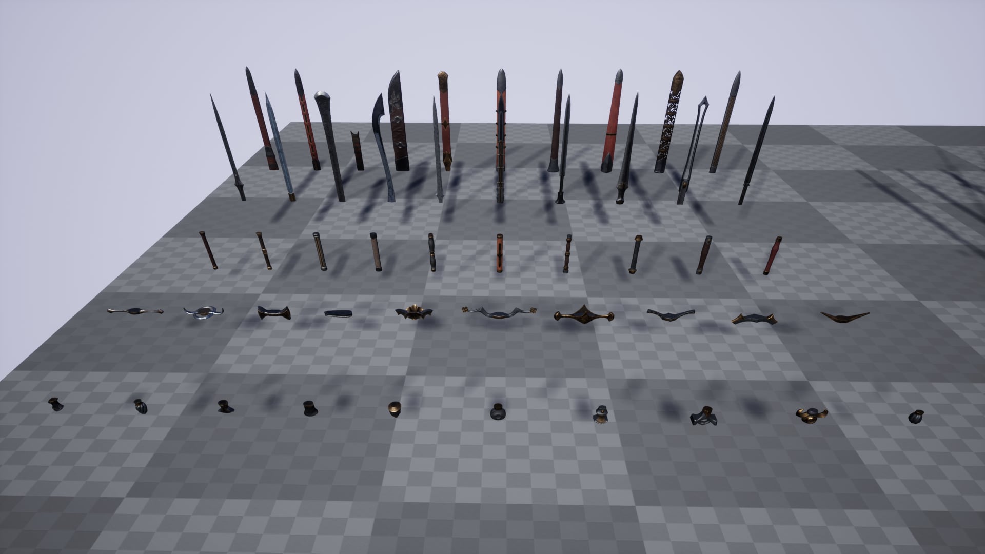 Modular two hand swords set part 2 in Weapons - UE Marketplace