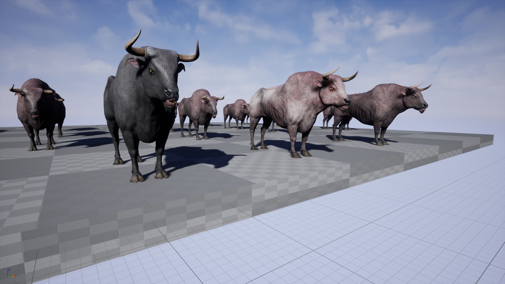 Ancient Bull in Characters - UE Marketplace
