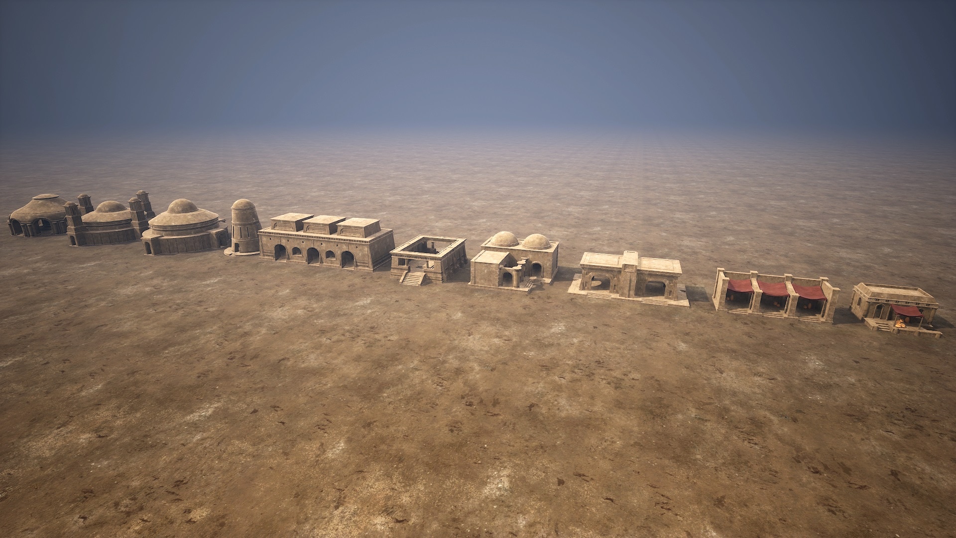 Ancient Urban Utility Buildings in Props - UE Marketplace