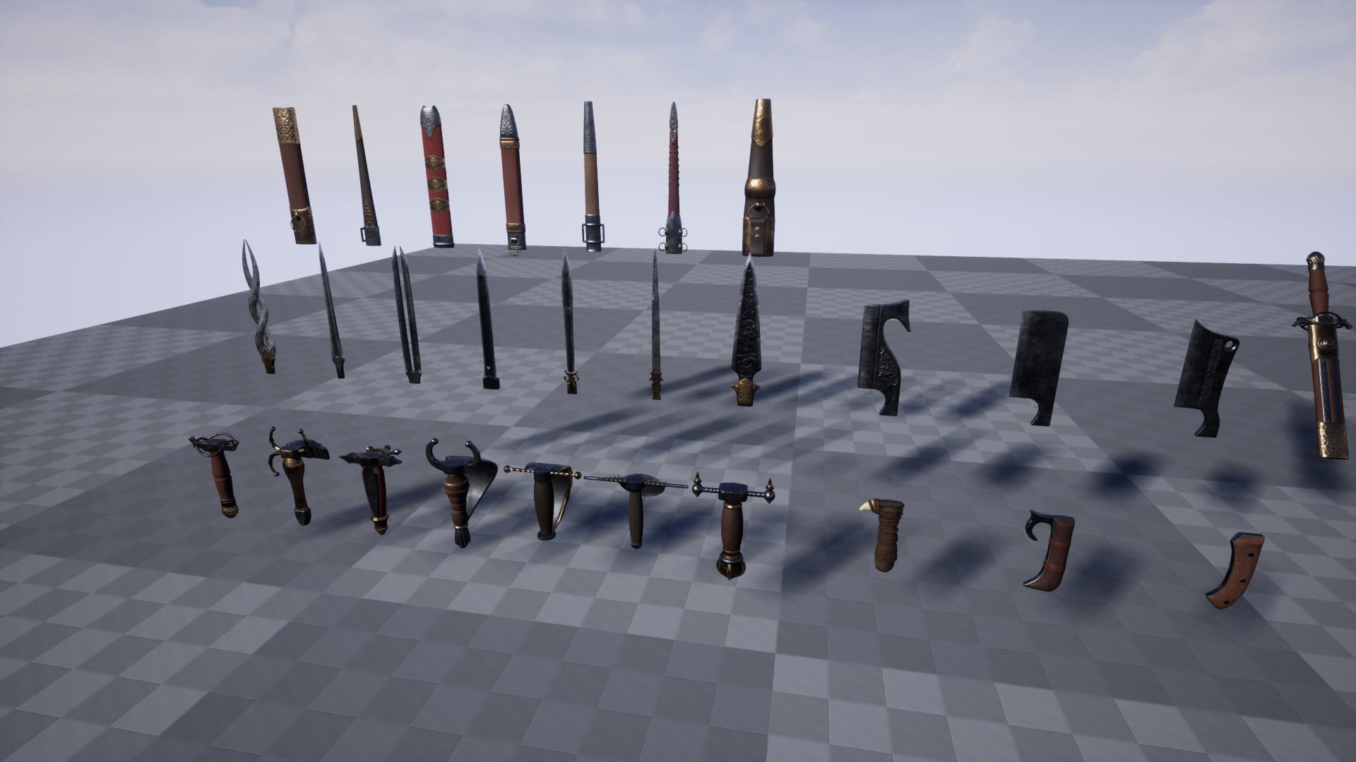 Modular dagger set part 3 in Weapons - UE Marketplace