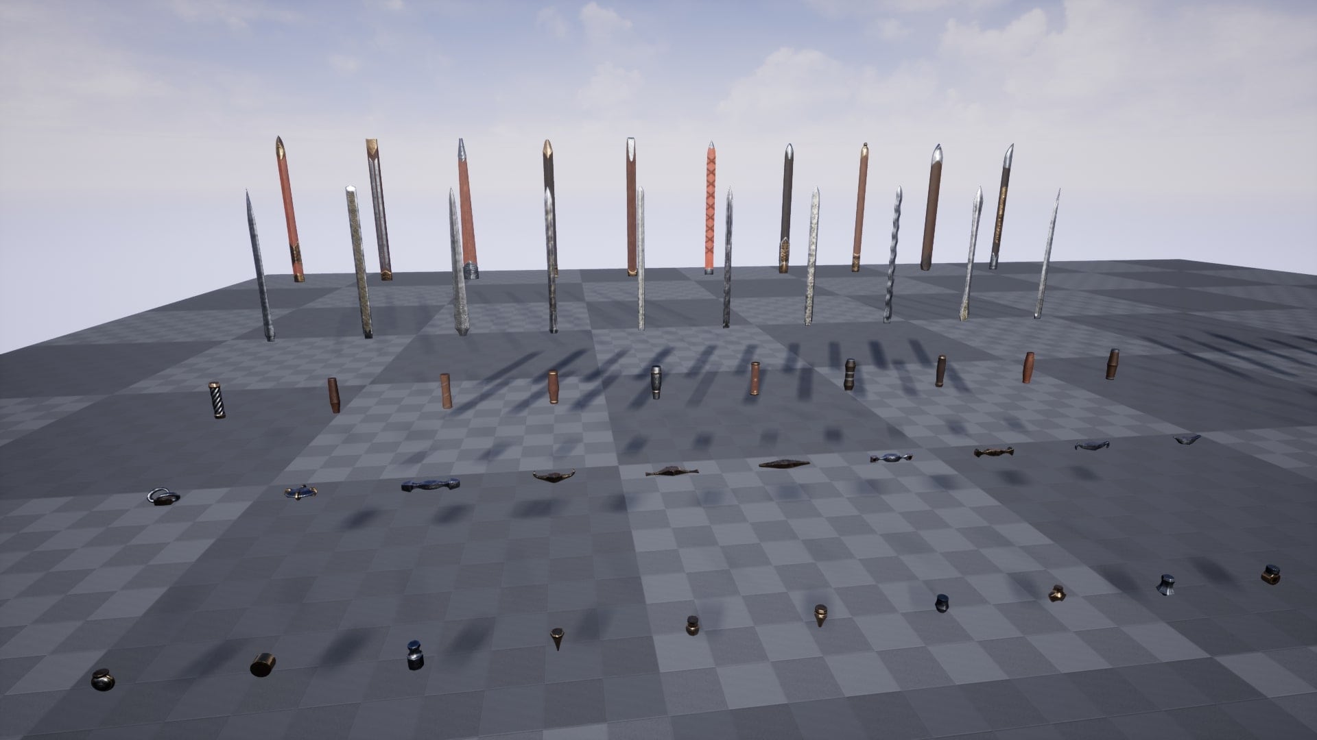 Modular one hand swords set part 1 in Weapons - UE Marketplace