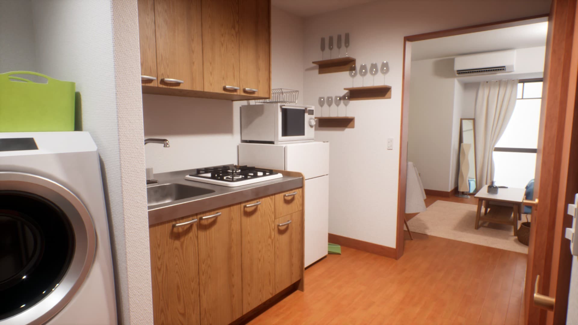 Japanese Studio Apartment 1 - Single Woman's Apartment in Environments ... Japanese Studio Apartment 1 - Single Woman's Apartment in Environments ...