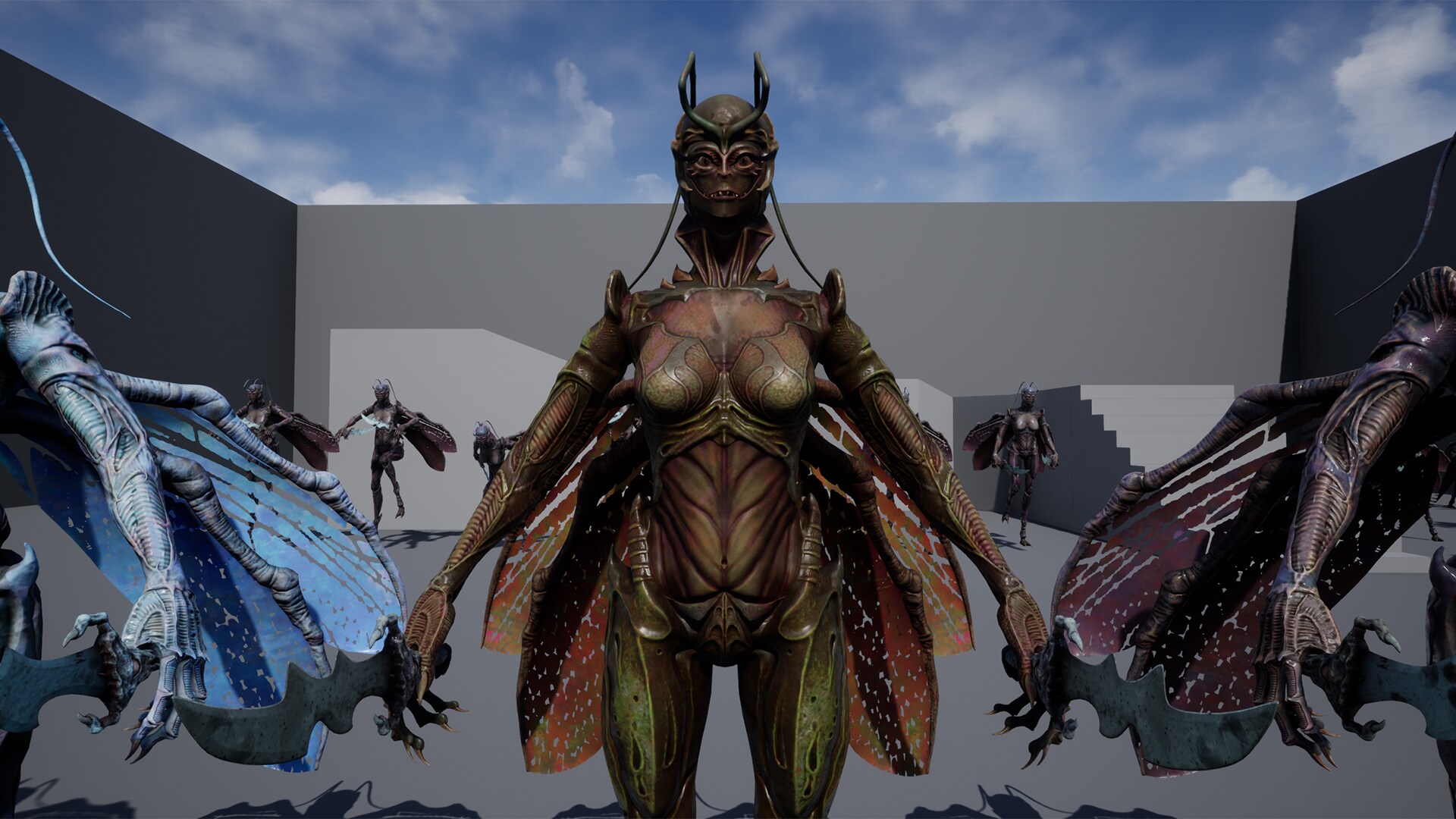 在角色创建的Insect girl - 虚幻引擎商城