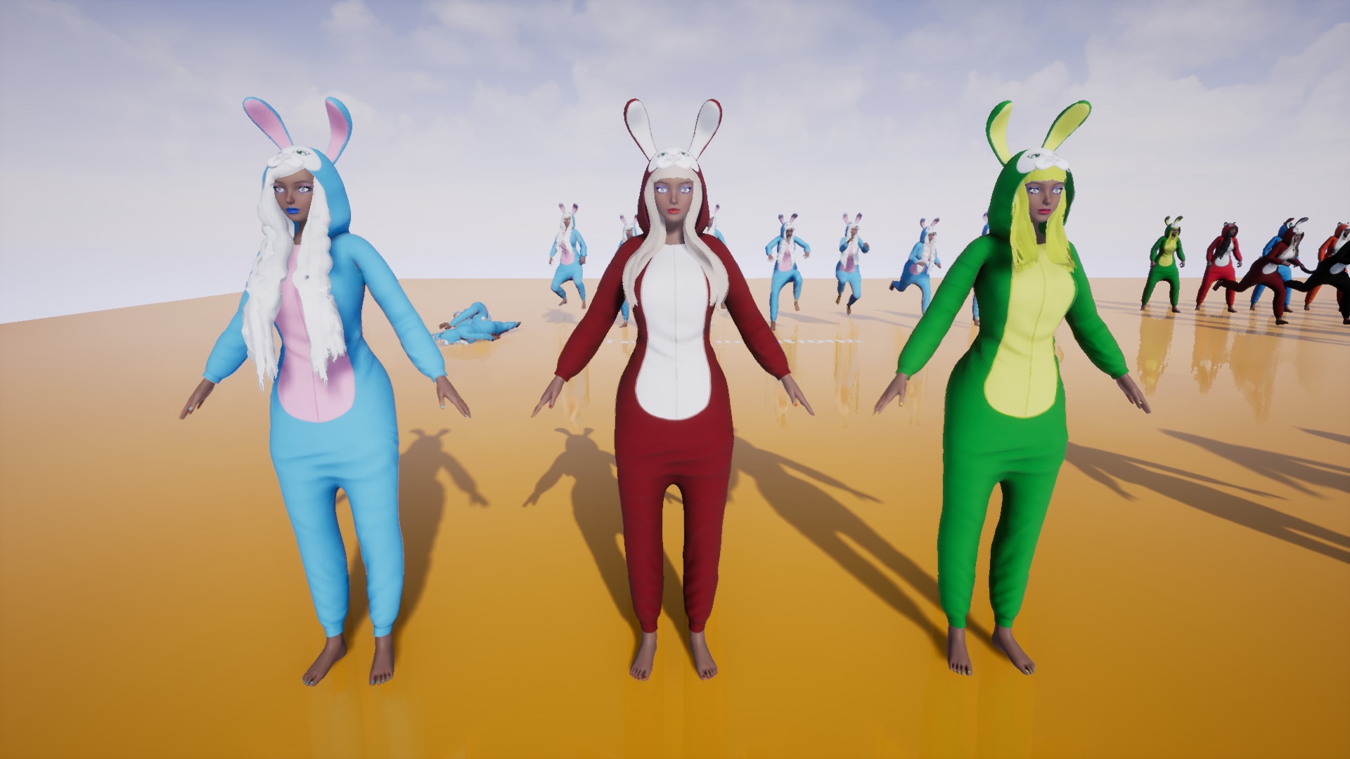 Girl Kigurumi Pack in Characters - UE Marketplace