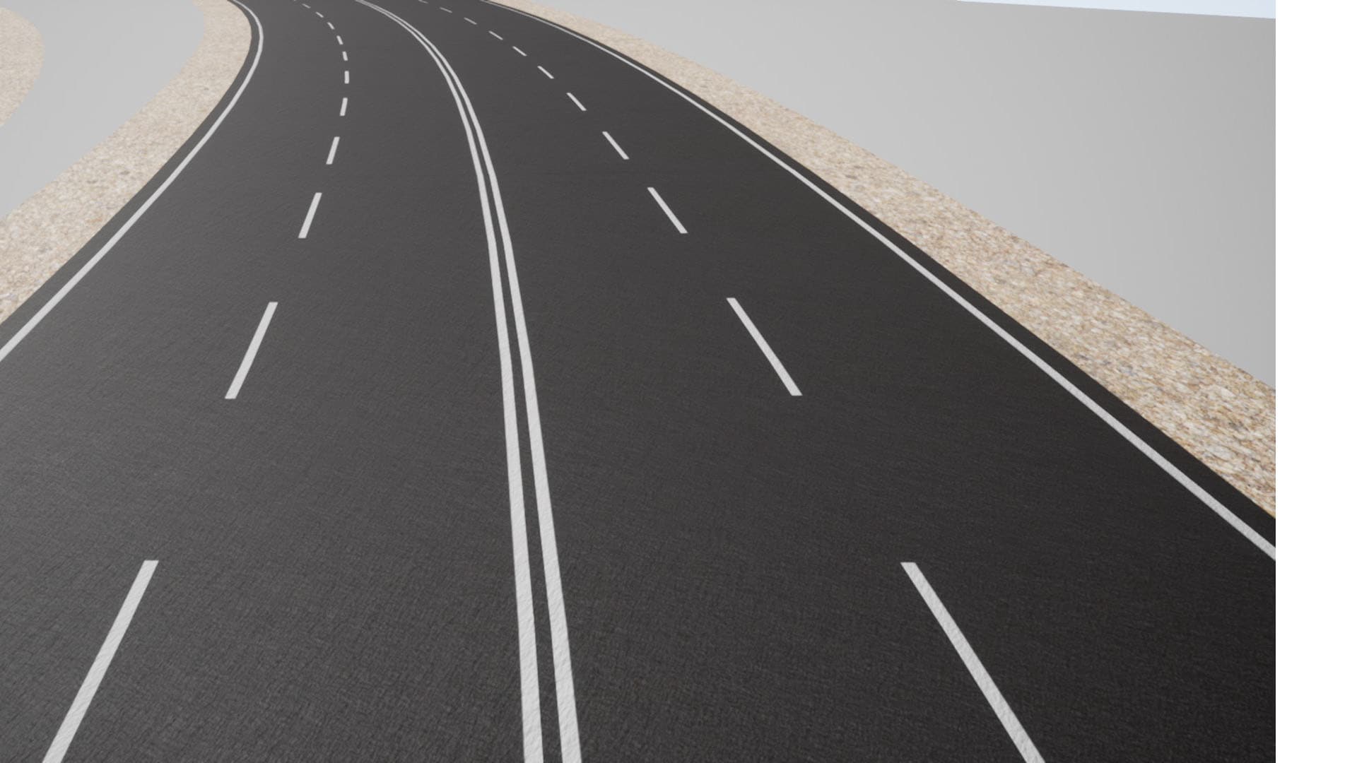 Advanced road materials in Materials - UE Marketplace