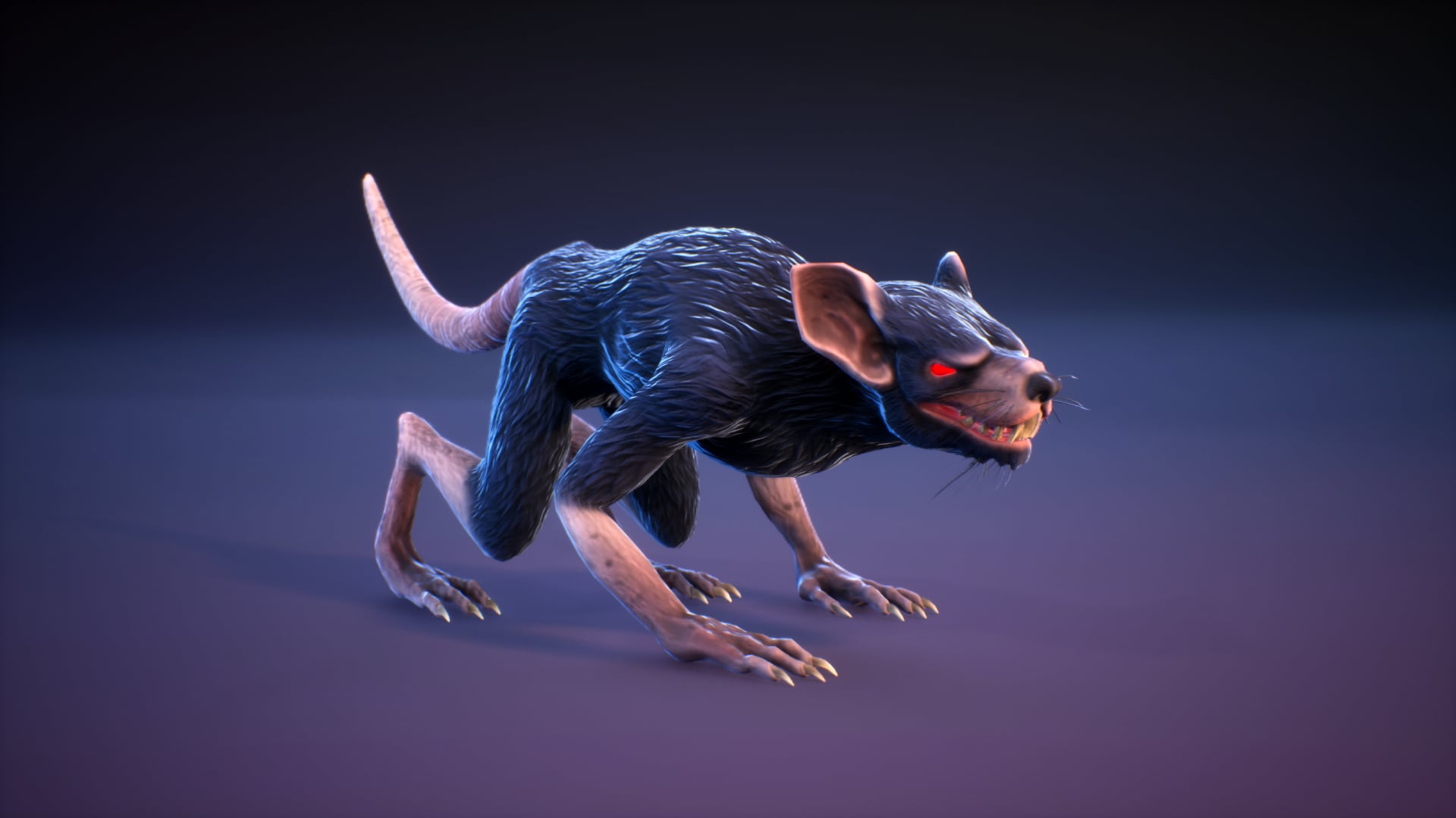 在角色创建的Mutant Rat - 虚幻引擎商城