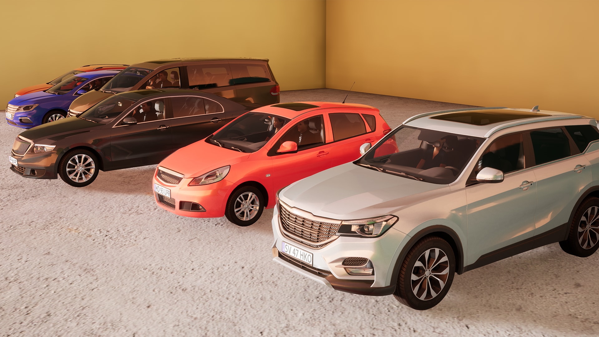 7 Static Cars Pack in Blueprints - UE Marketplace