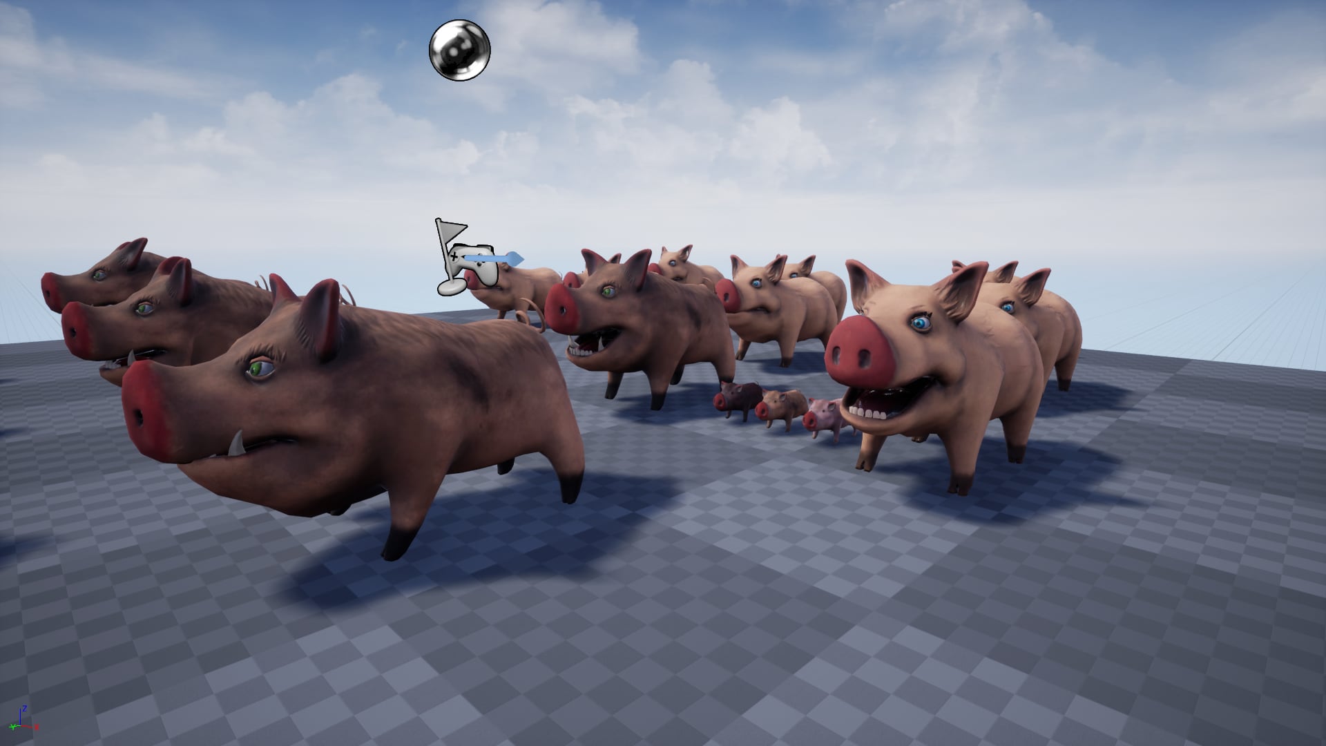 Stylized Pig Family in Characters - UE Marketplace