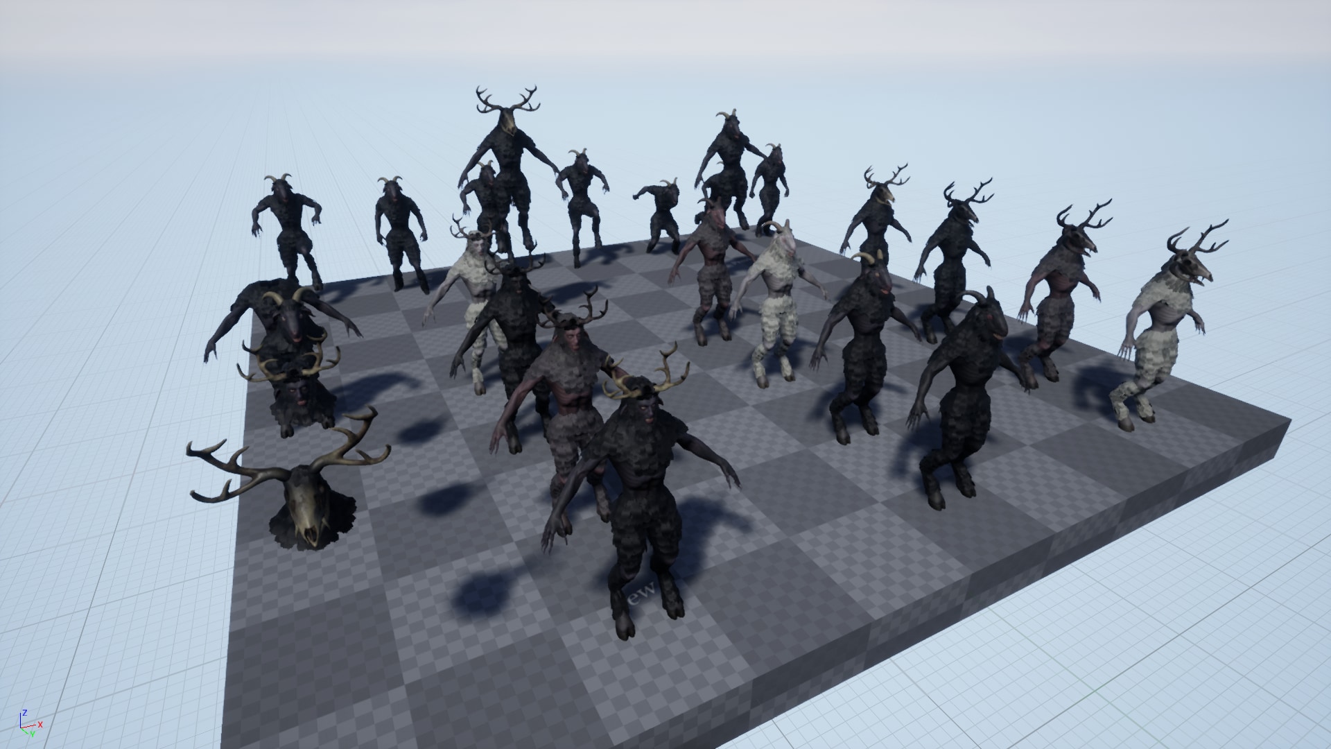 Modular Wendigo In Characters Ue Marketplace