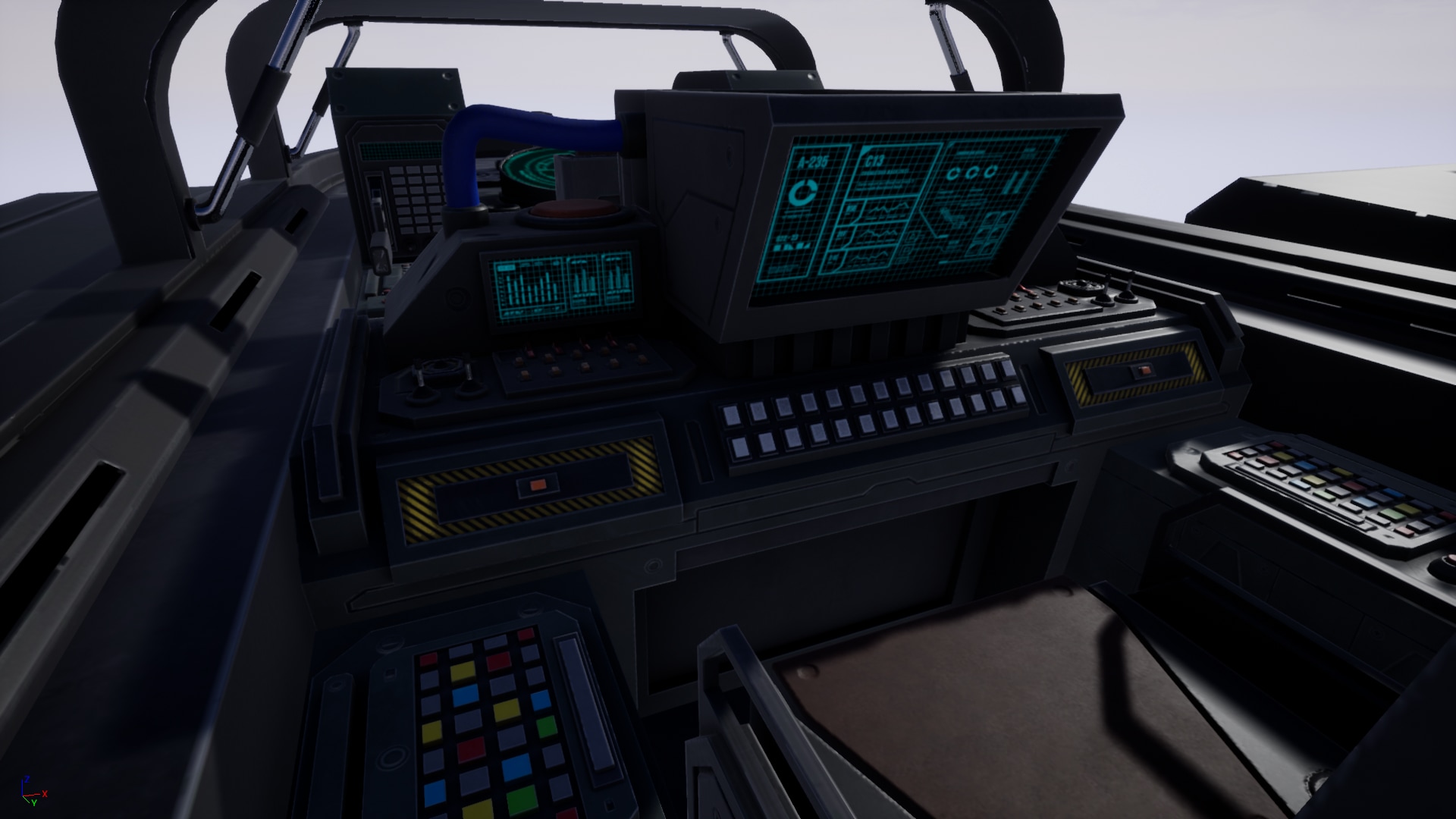 1920x1080 Spaceship Bridge