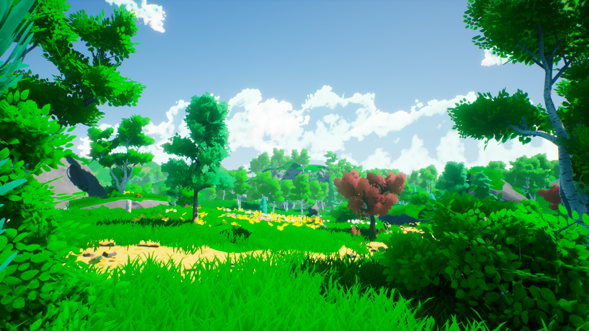 Stylized Forest Landscape + Low poly Forest Vol.1 + Vol.2 in ...