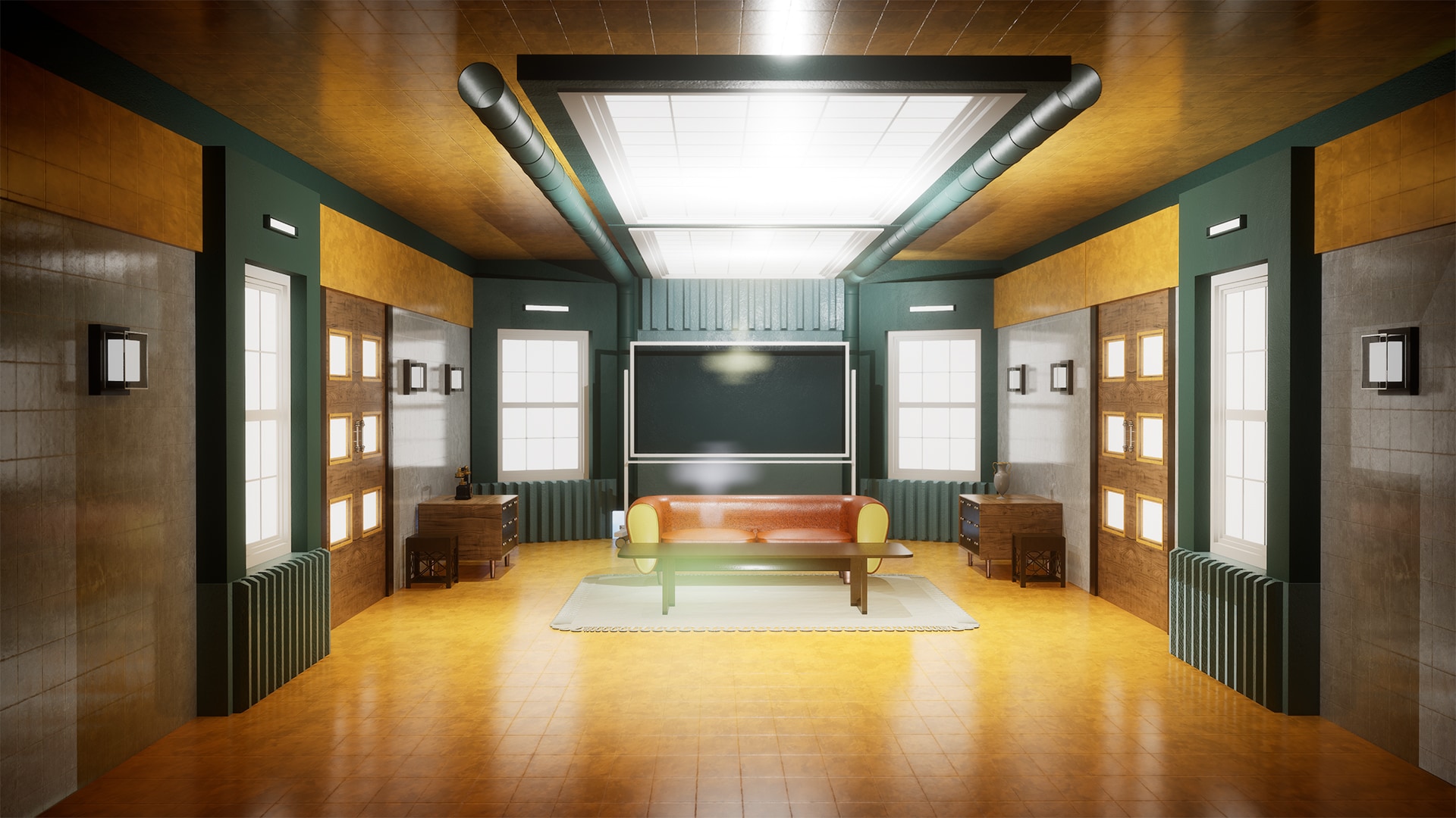 Modern studio set in Props - UE Marketplace