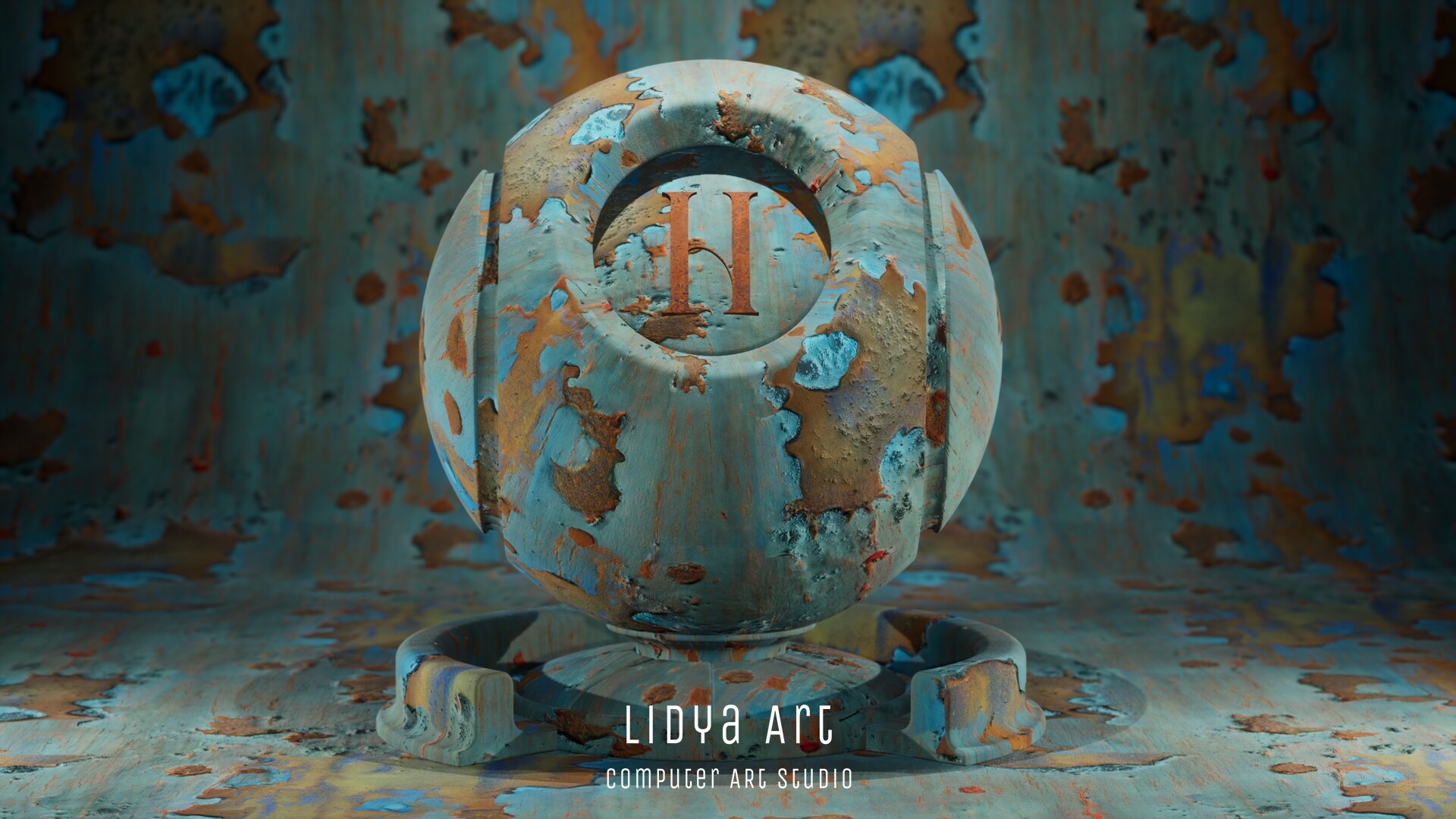 在材质创建的Rust Surfaces Material Pack 2 - 虚幻引擎商城