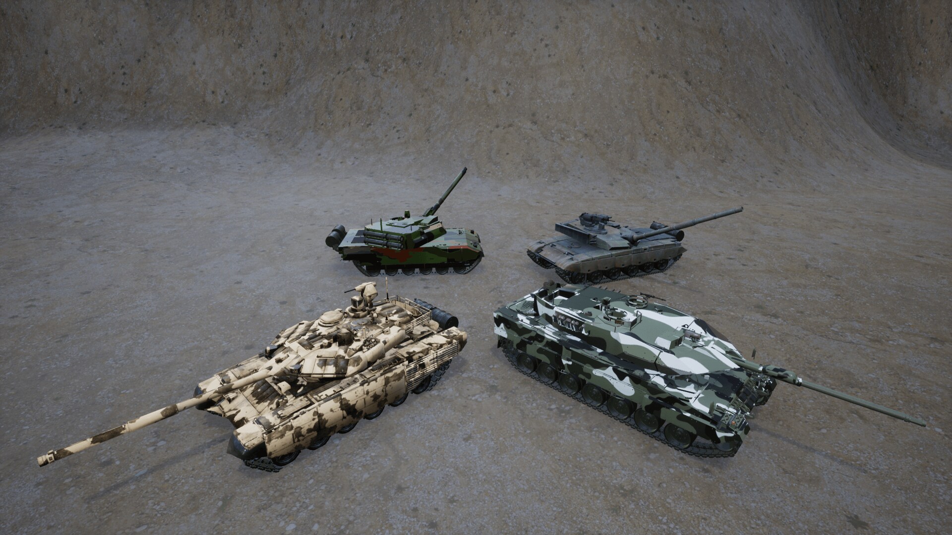 Main Battle Tanks Pack in Blueprints - UE Marketplace