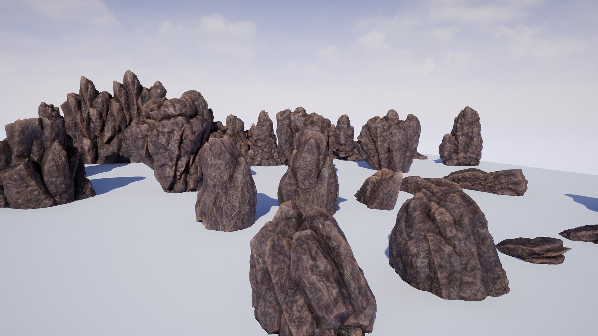 Pack of Customizable Stylized Rocks in Props - UE Marketplace