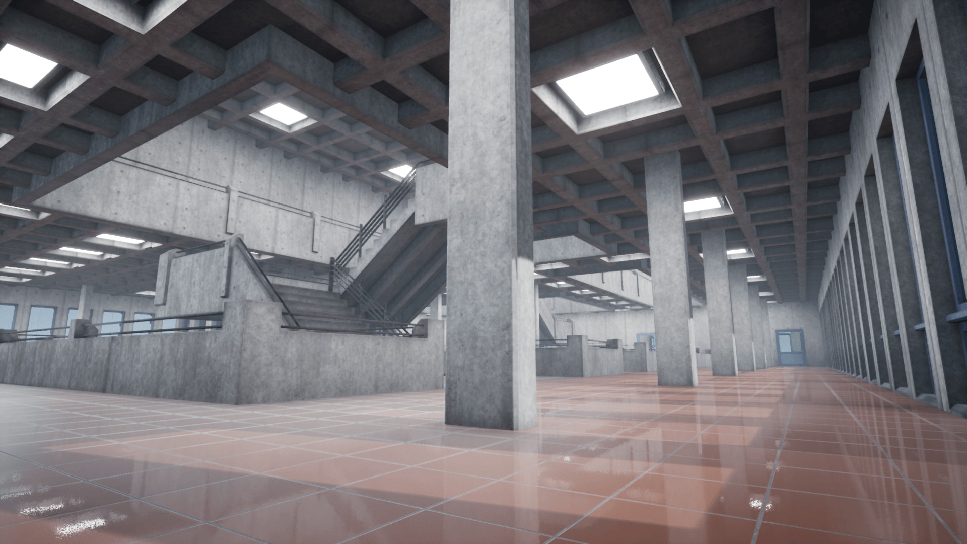 Modular Brutalist Building in Environments - UE Marketplace Modular Brutalist Building in Environments - UE Marketplace