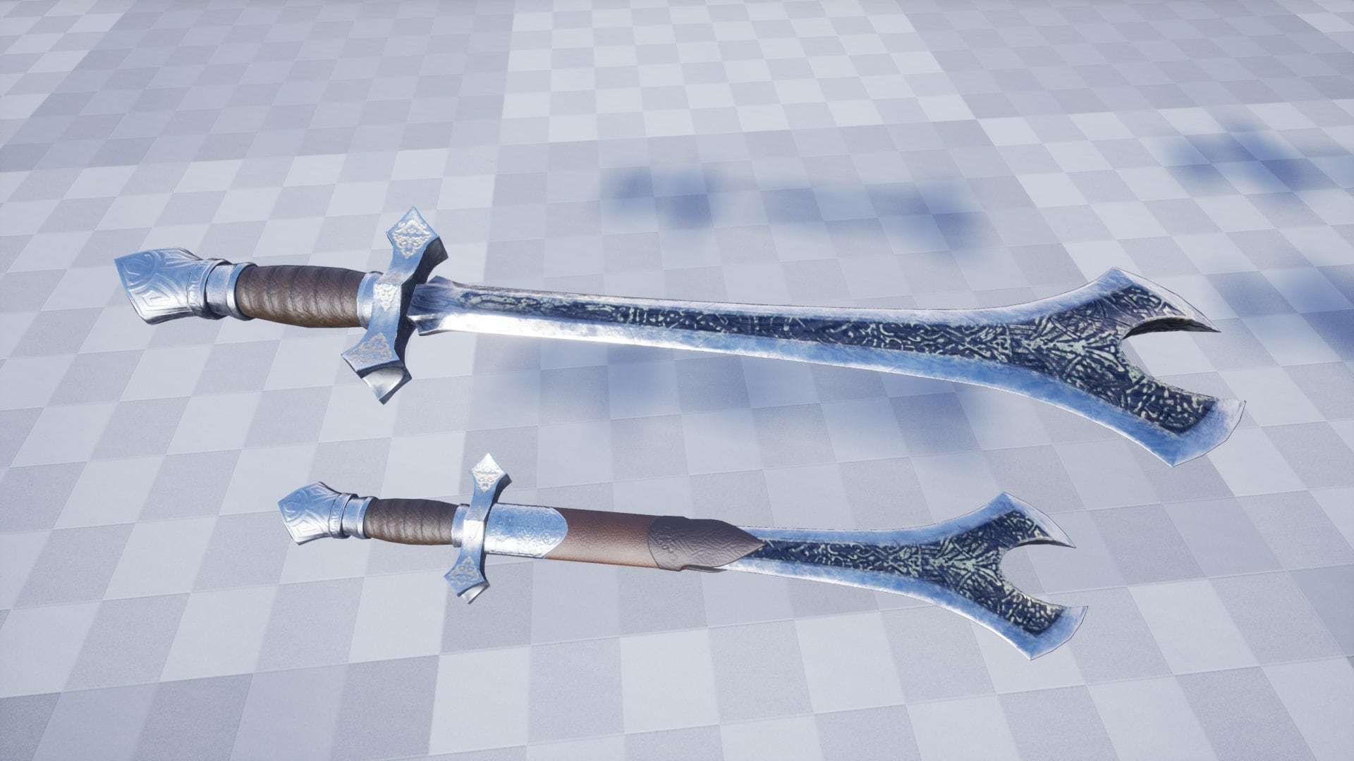 Modular one hand swords set part 3, 카테고리 무기 - UE 마켓플레이스