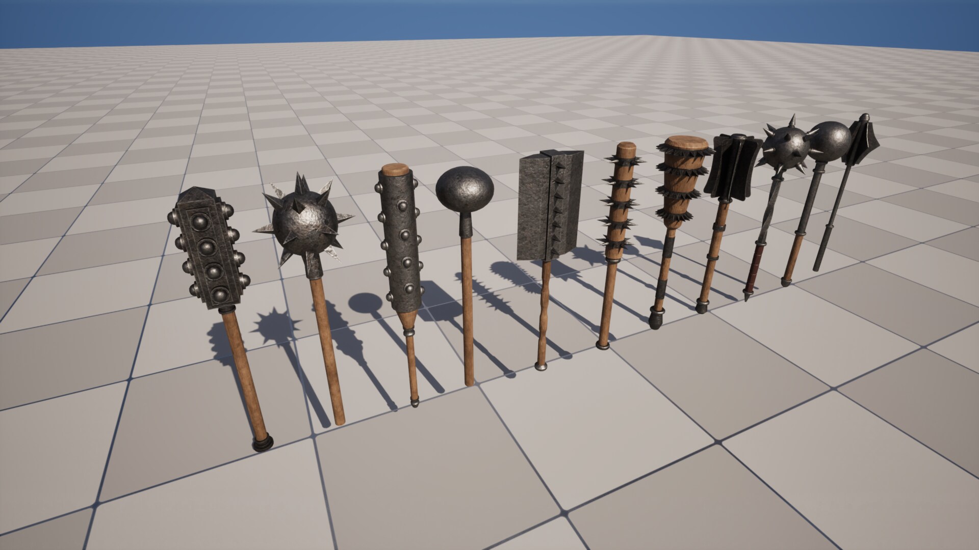 Medieval Mace in Props - UE Marketplace