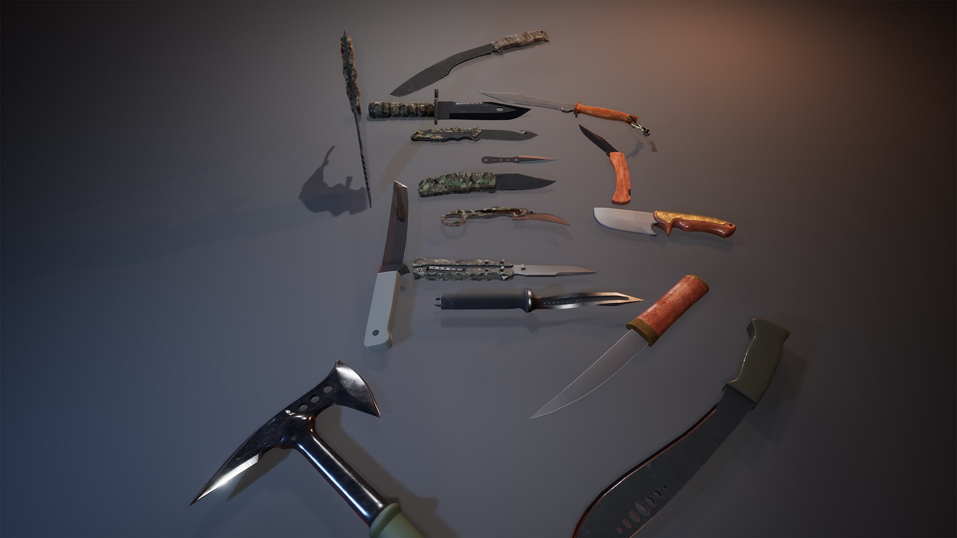 Knives / 16 Assets in Props - UE Marketplace