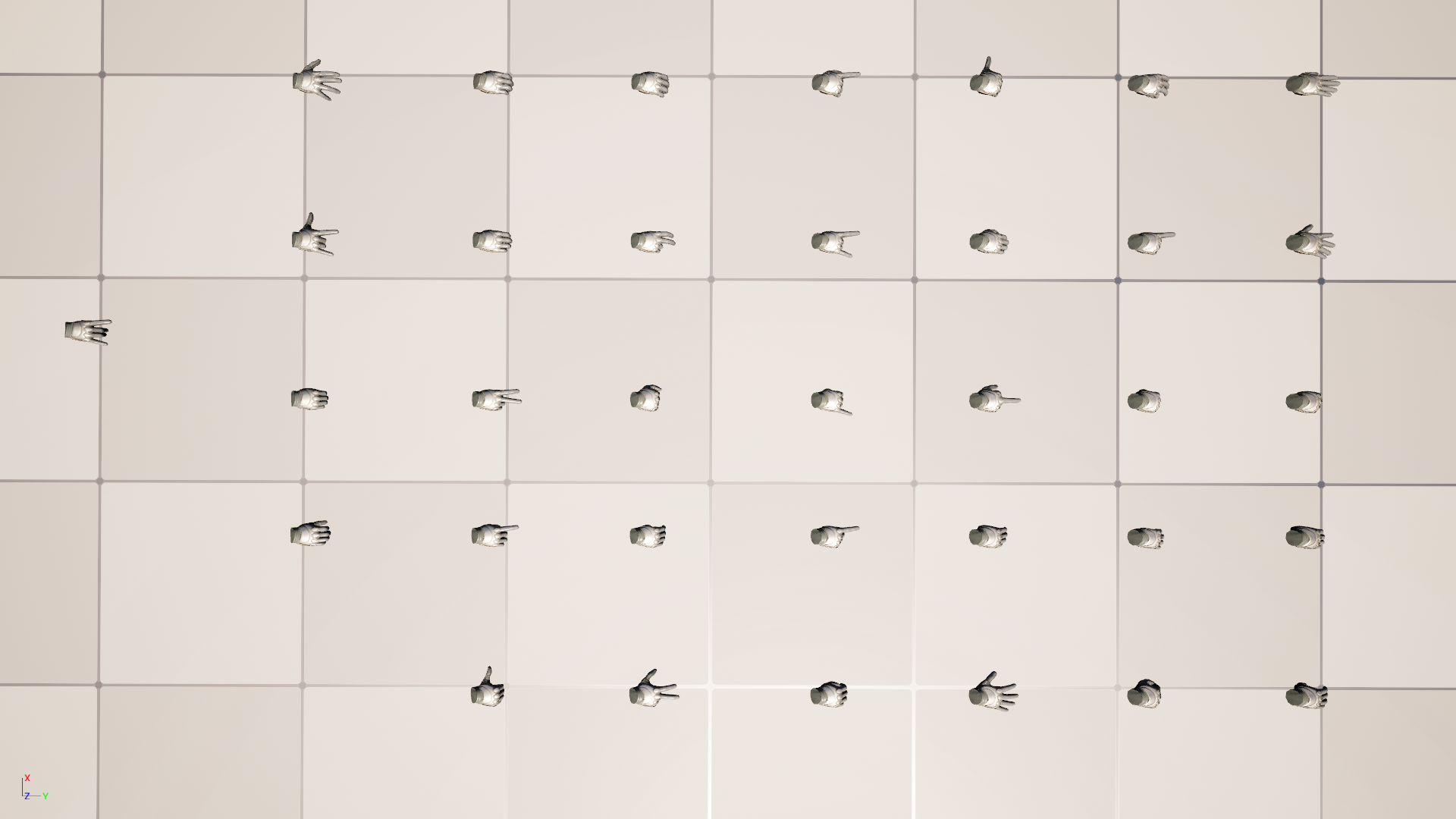 General VR Hand Poses