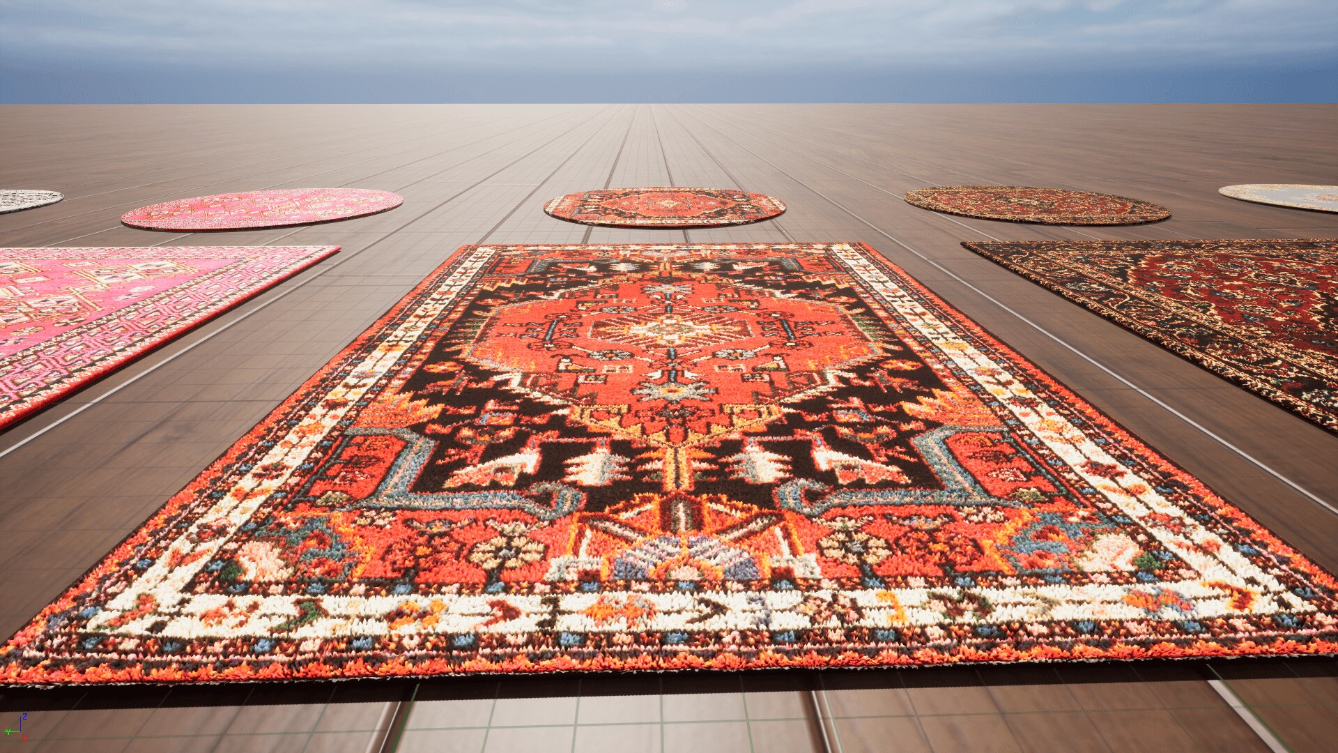 在材质创建的Customizable Rug Pack vol 2 - 虚幻引擎商城