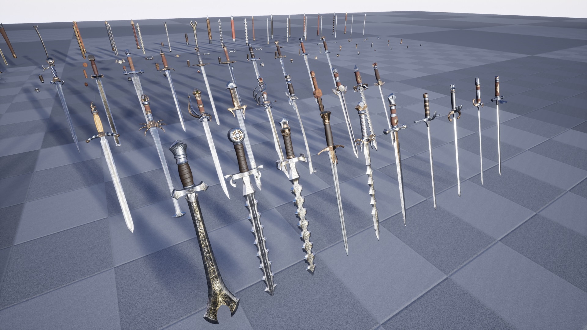 Modular one -handed swords v1.1 in Weapons - UE Marketplace