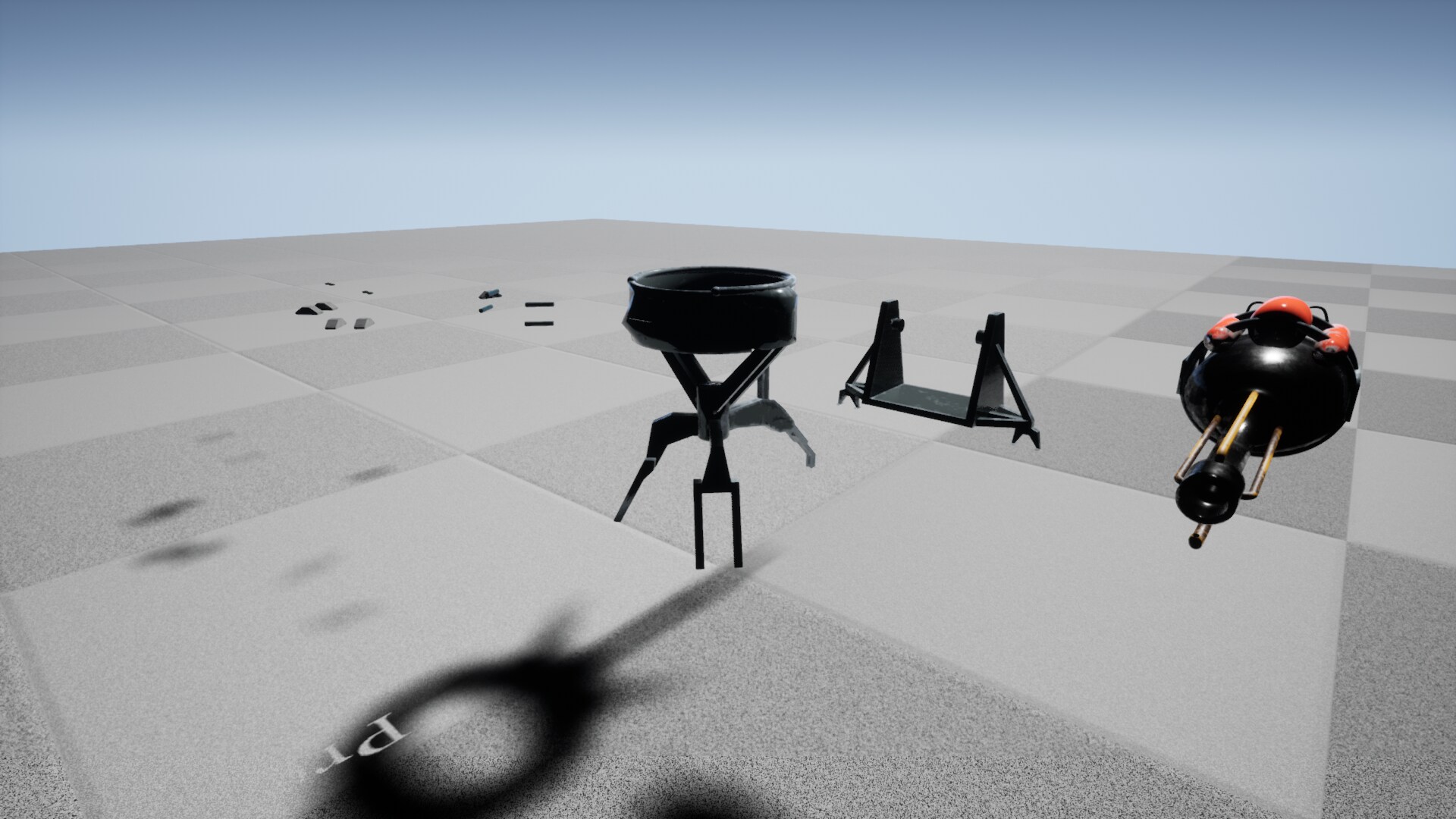 Automatic Flame Thrower Turret (45 degrees), 카테고리 블루프린트 - UE 마켓플레이스