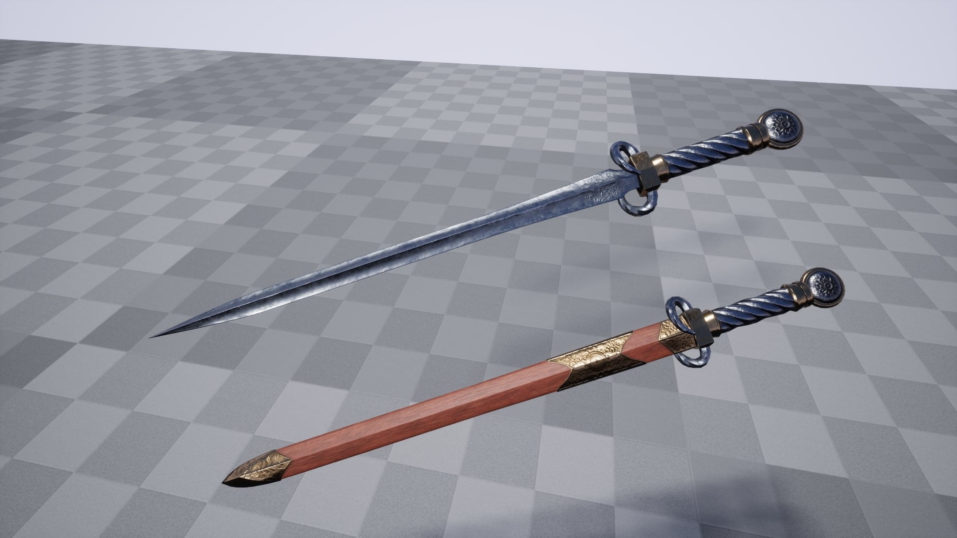 Modular one hand swords set part 1 in Weapons - UE Marketplace
