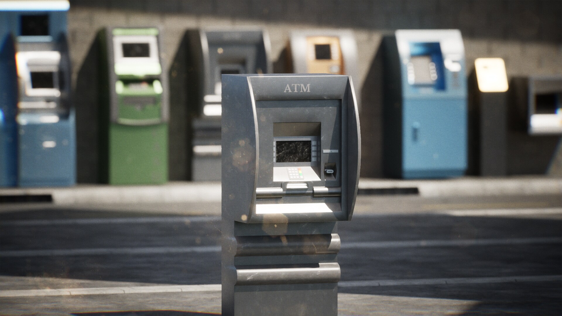 ATM Machines / 10 assets in Props - UE Marketplace