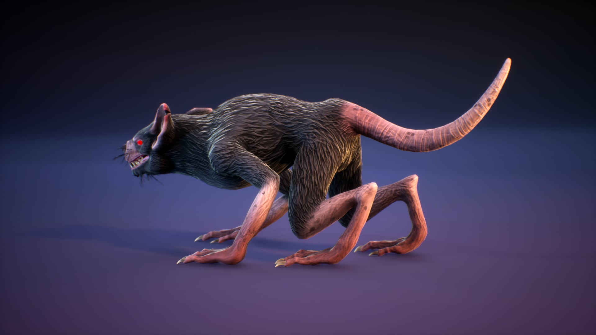 在角色创建的Mutant Rat - 虚幻引擎商城