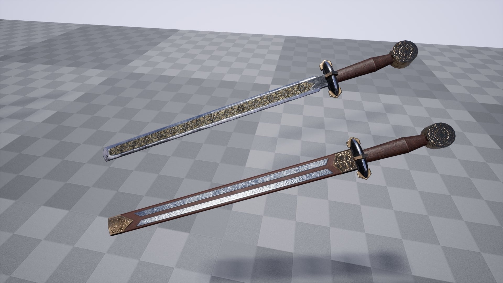 Modular one hand swords set part 1 in Weapons - UE Marketplace