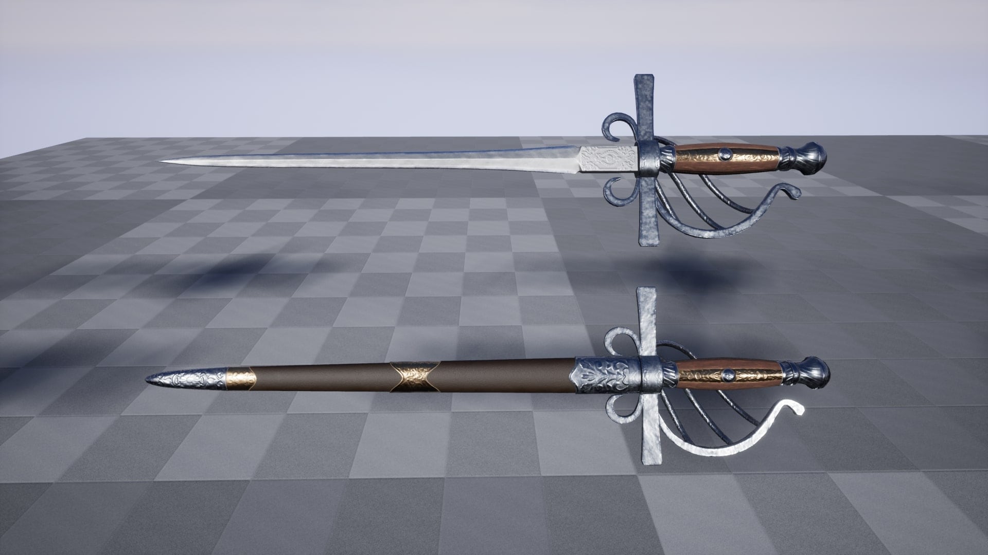 Modular one-handed short swords set part 2 in Weapons - UE Marketplace