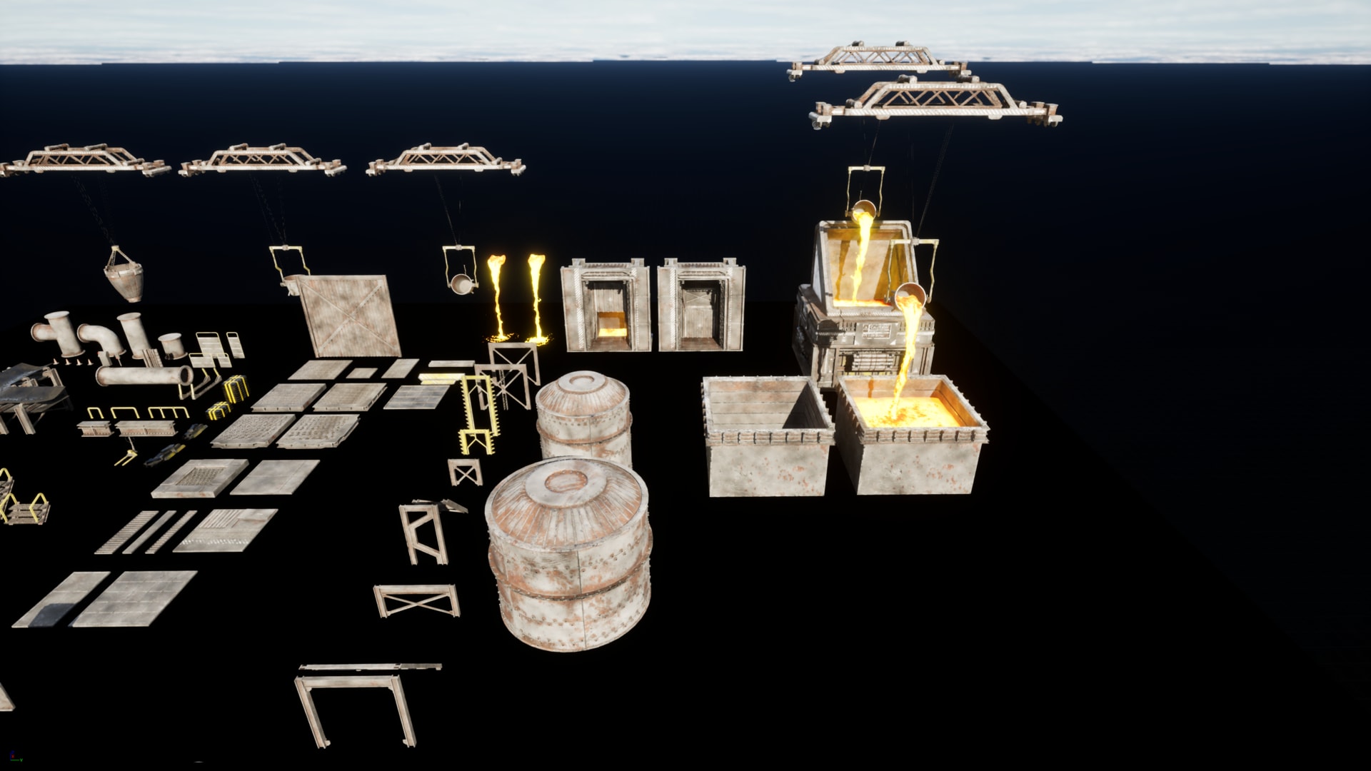 在环境创建的industrial Foundry 虚幻引擎商城