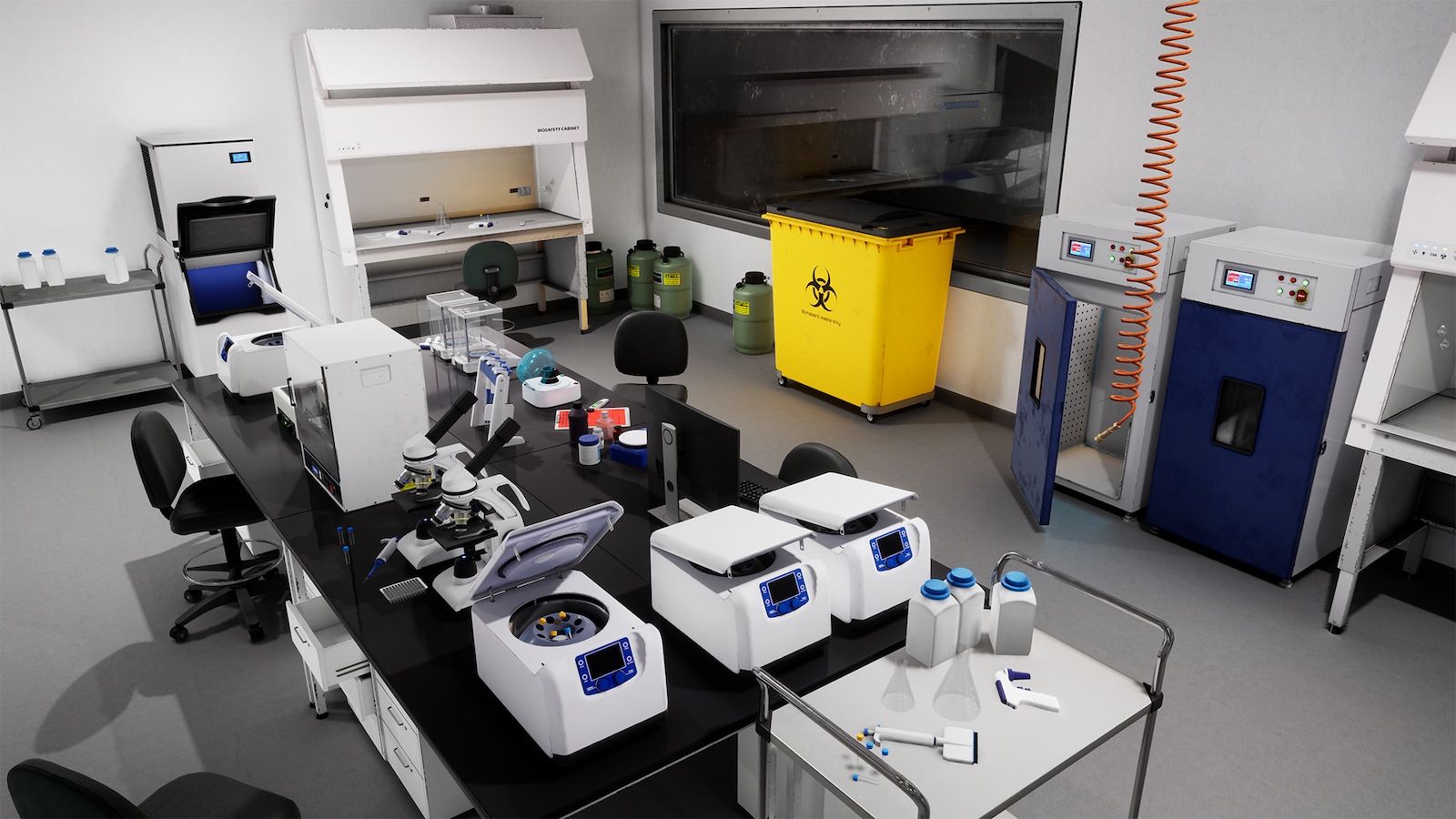 VIRUS LABORATORY (post apocalyptic research science laboratory prop VR ...