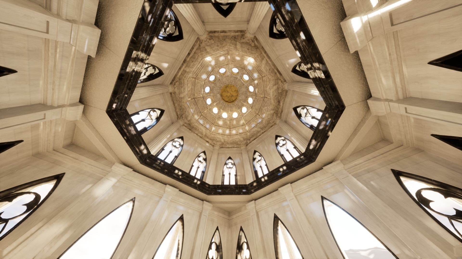 Luxury Palace: Opulent Palace with Gilded Domes and Temple Structures ...