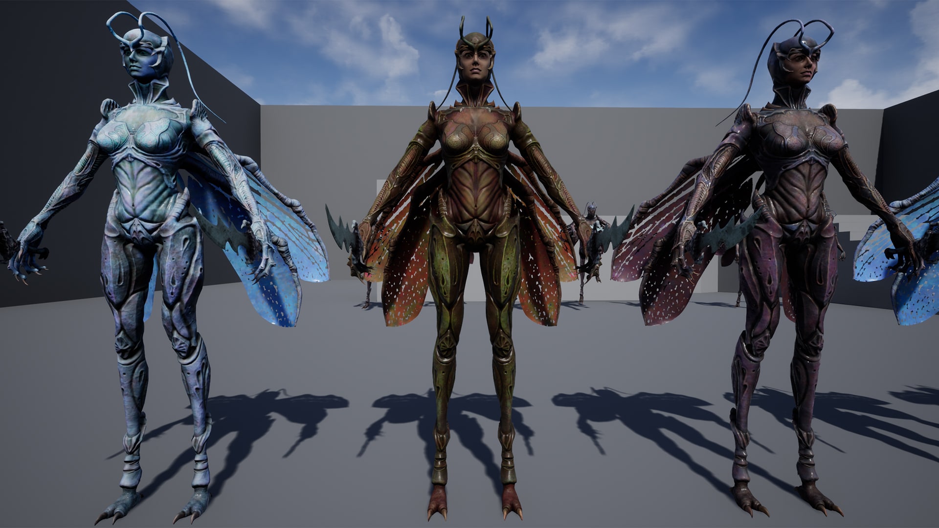 在角色创建的Insect girl - 虚幻引擎商城