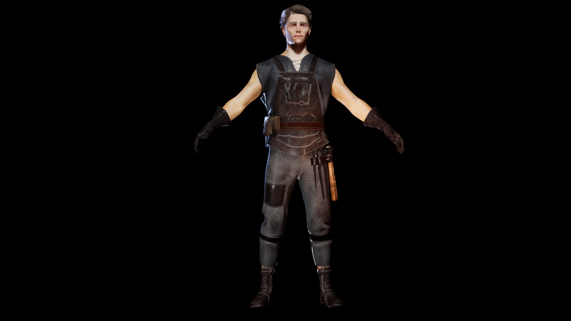 Elf Blacksmith in Characters - UE Marketplace