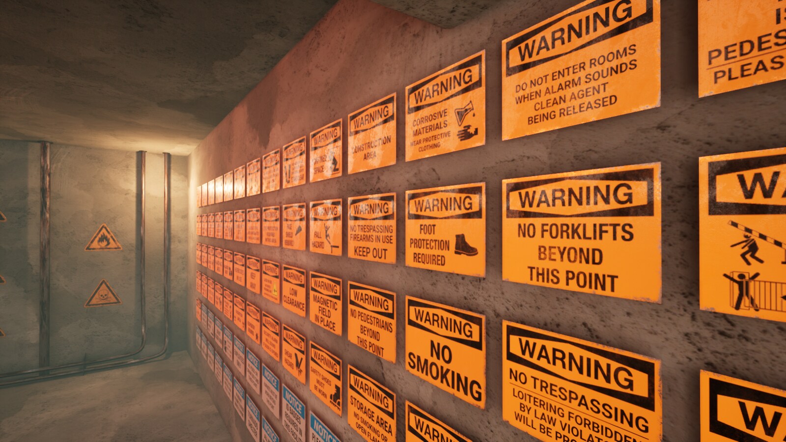 Hazard Signs in Props - UE Marketplace