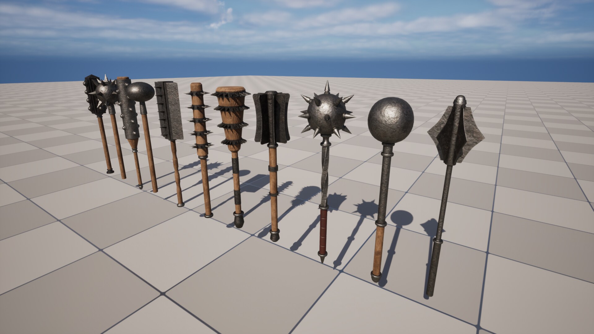 Medieval Mace in Props - UE Marketplace