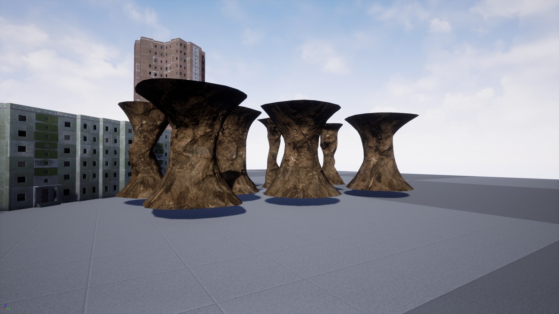 在环境创建的Eastern Block floating island - 虚幻引擎商城