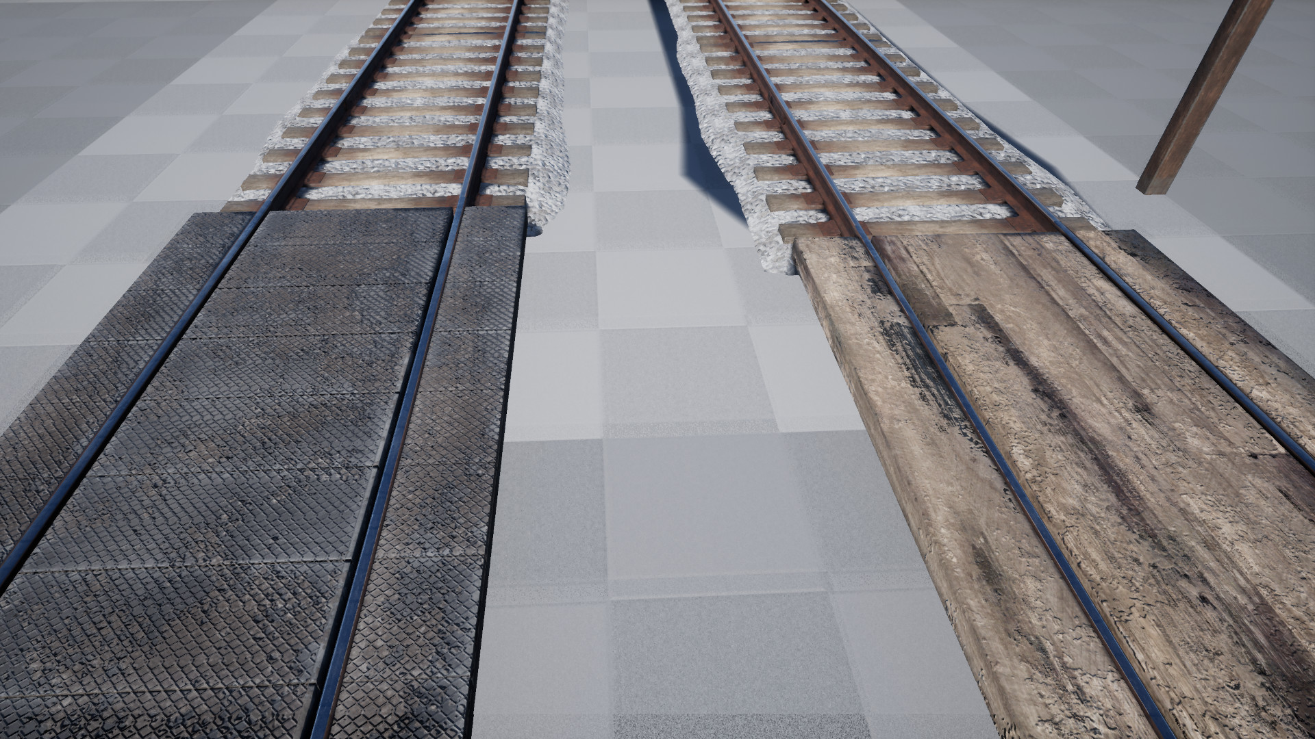Railroad Track Pack by Josh Clough in Props - UE4 Marketplace