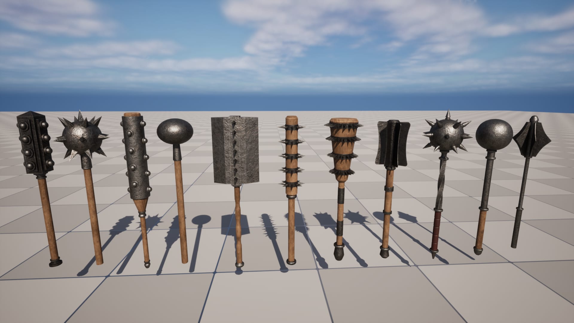 Medieval Mace in Props - UE Marketplace