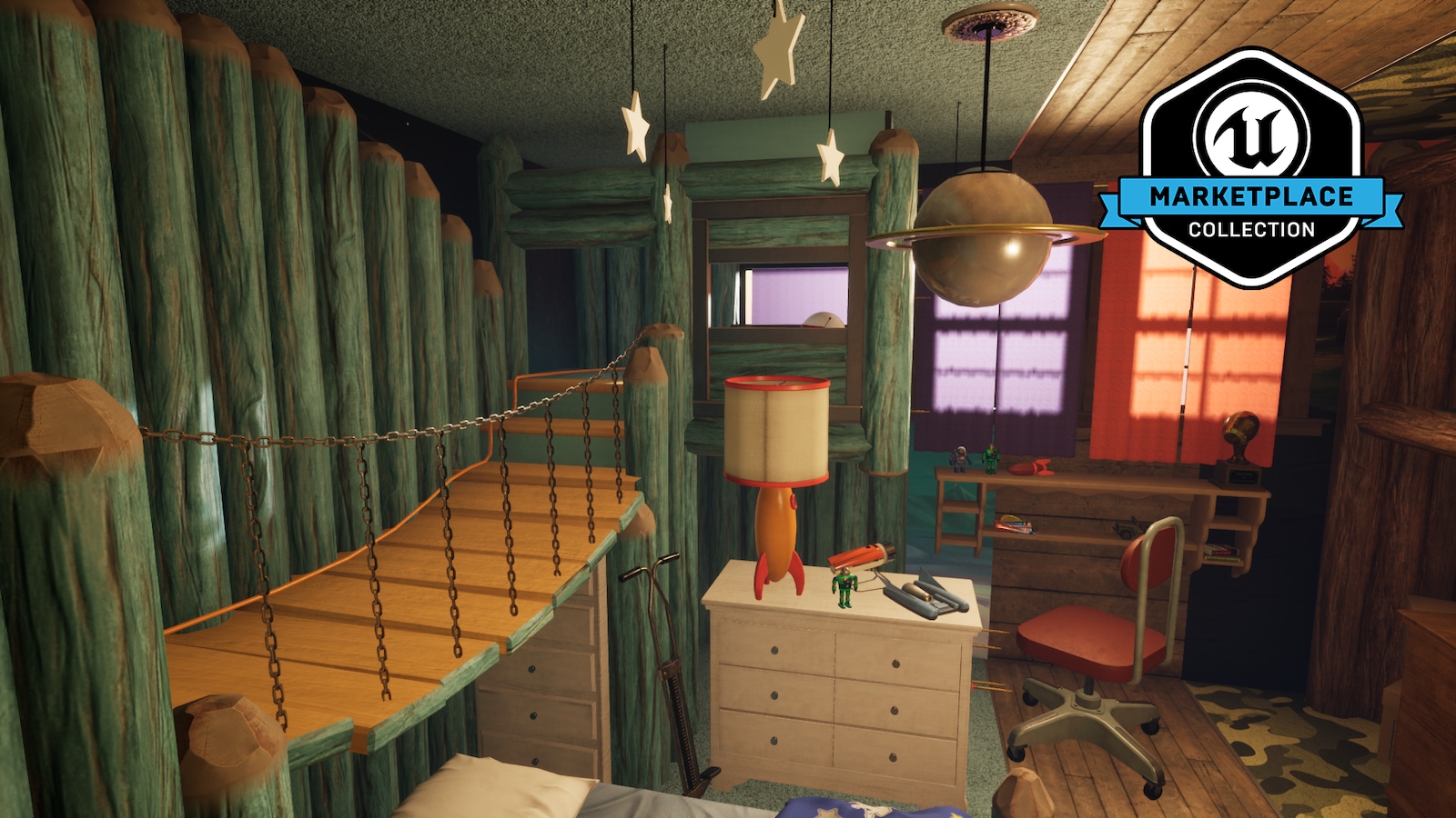 Edith Finch: Twins Room in Environments - UE Marketplace