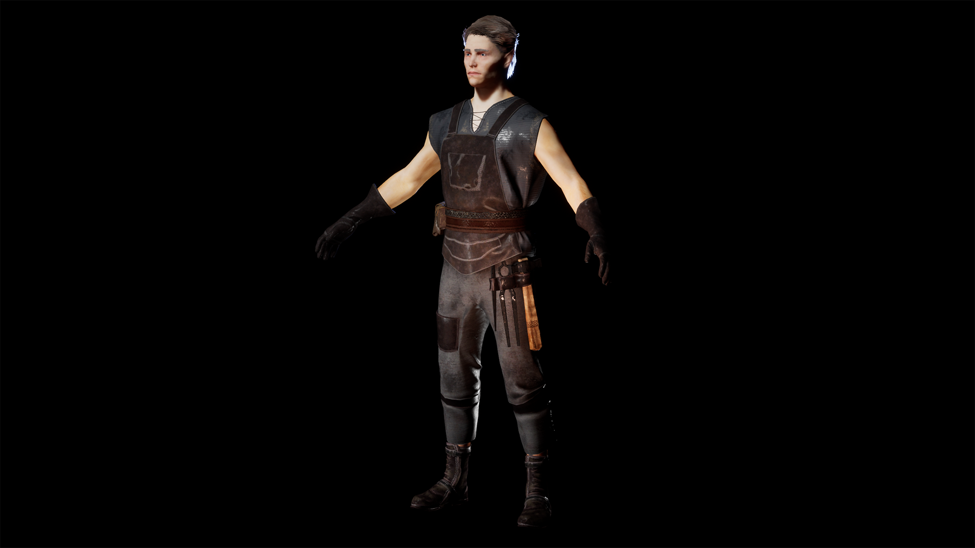Elf Blacksmith in Characters - UE Marketplace