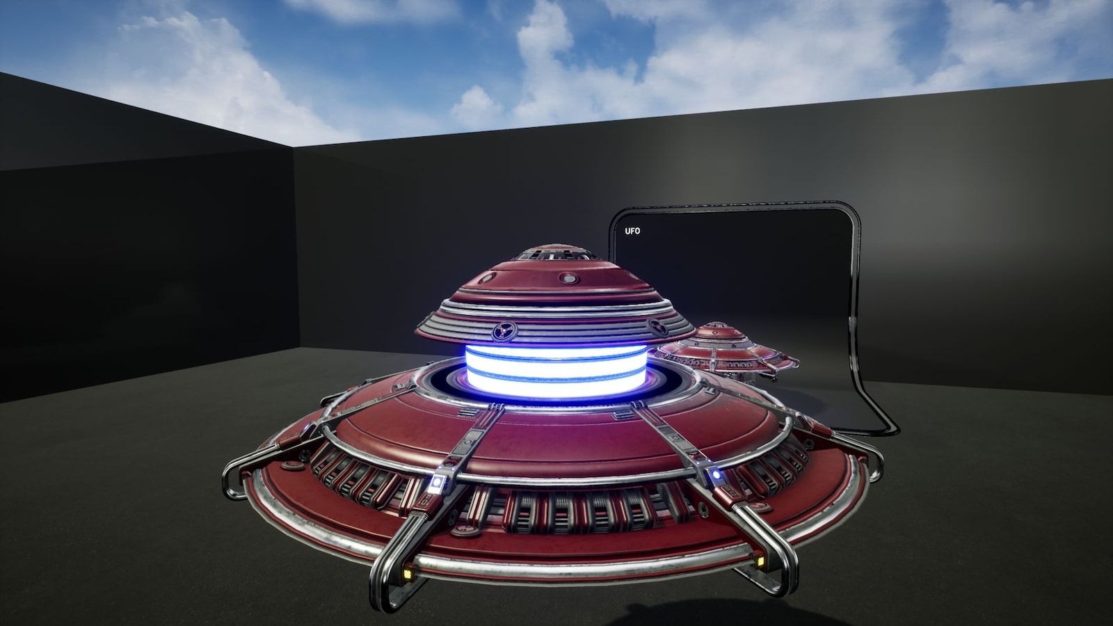 Sci Fi UFO in Blueprints - UE Marketplace