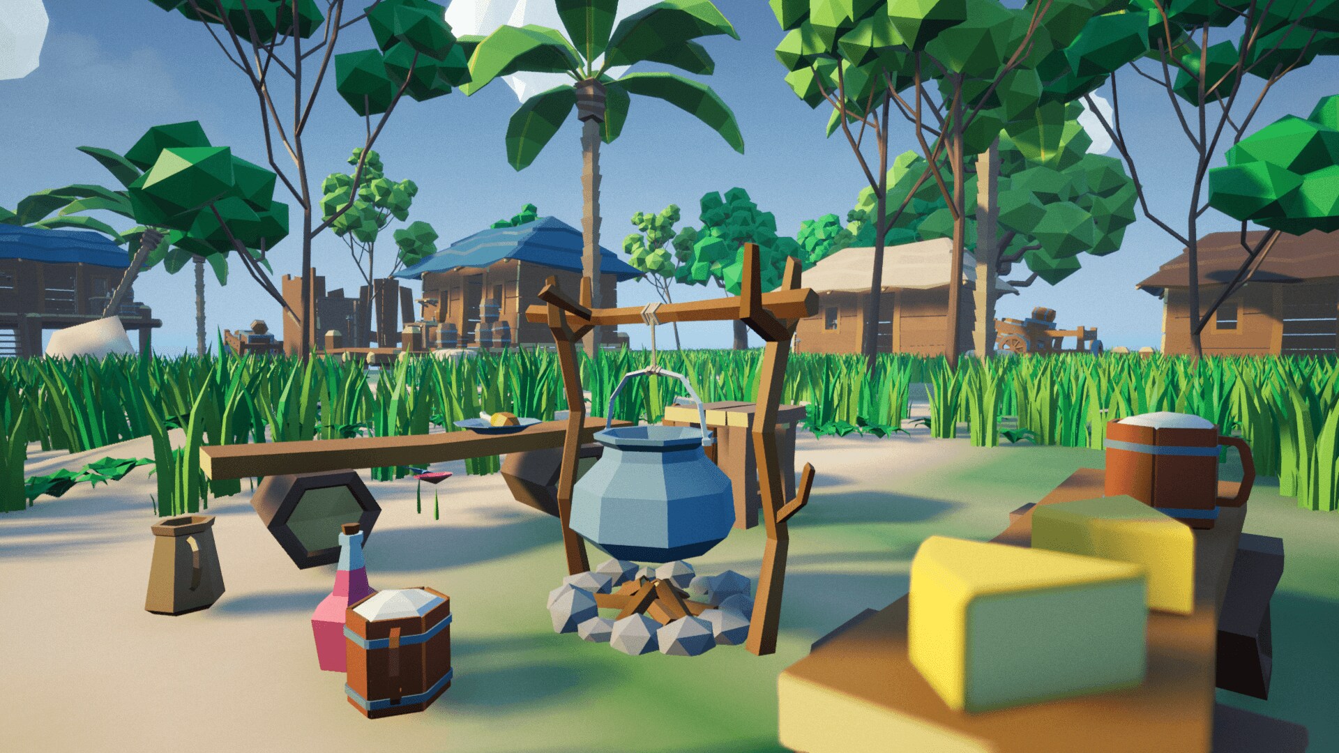 Lowpoly Stylized Village in Environments - UE Marketplace